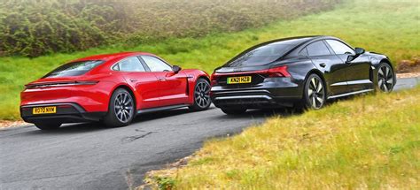 Comparison Audi E Tron Gt Vs Porsche Taycan