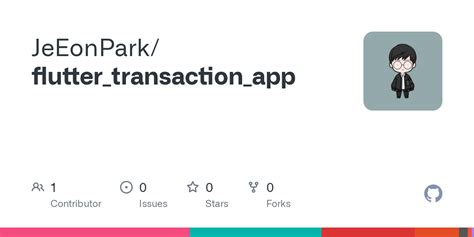 Github Jeeonpark Flutter Transaction App