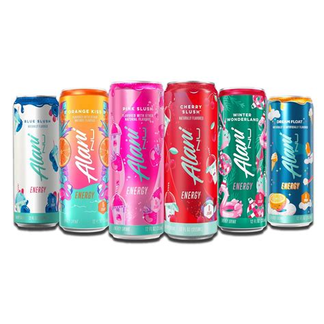 New Alani Energy Drink Variety Pack Pink Slush Blue Slush Cherry