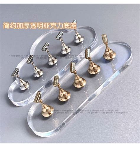 손 마네킹 네일 연습 디스플레이 스탠드 팁 홀더 마그네틱 손톱 Diy 아트 가짜 개 티몬