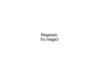 Nerd Talk Regexes PPT