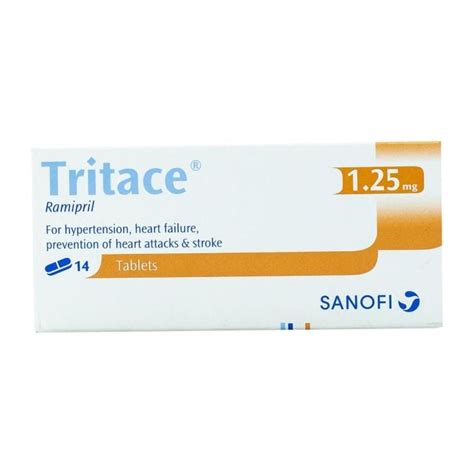 Tritace 1 25 Mg 14 Tablets Tdawi Uae