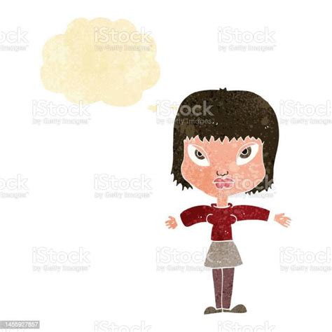 말풍선이 있는 펼친 암즈 여자 만화 캐릭터 낙서 드로잉에 대한 스톡 벡터 아트 및 기타 이미지 낙서 드로잉 닿음 만화