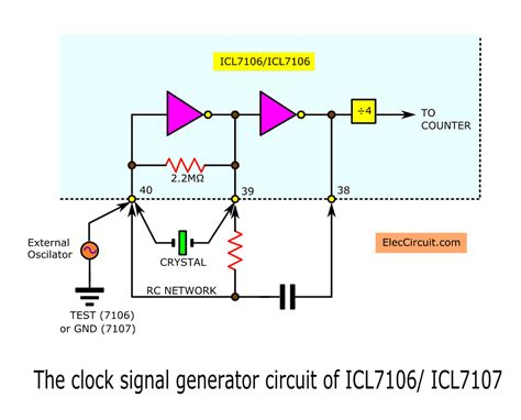 Simple Digital Voltmeter Circuit Using Icl7107