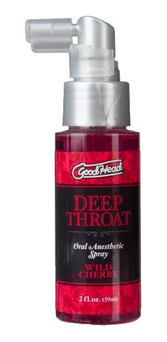 Lubricante Sexo Oral Garganta Profunda Deep Throad 59ml Sabor Cereza