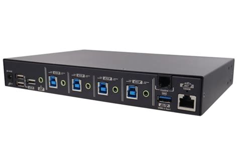 4 Port Usb 30 Km Switch For 4 Computers Usw N334 Rextron Oem Km Switcher Company