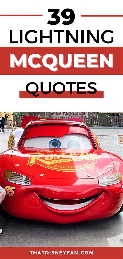 40 Lightning Mcqueen Quotes Thatll Have You Zipping Around The Track That Disney Fam