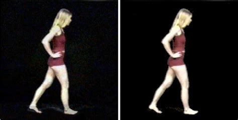 2 The Results Of Background Extraction A The Original Image B Download Scientific