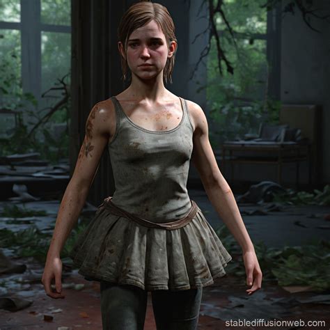 Ellie In Last Of Us Ii Ballet Outfit Stable Diffusion Online