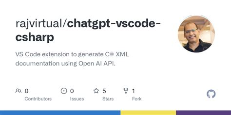 Github Rajvirtualchatgpt Vscode Csharp Vs Code Extension To