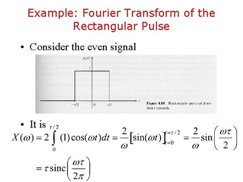Chapter The Fourier Series And Fourier Transform