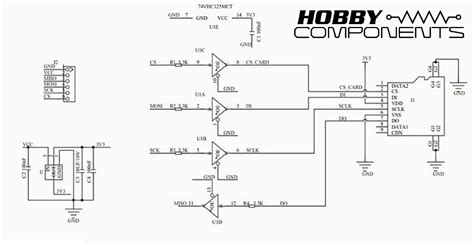 Microsd Card Adapter With Level Shifters Hcmodu0074