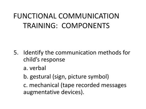 Ppt Functional Communication Training Fct Powerpoint Presentation Free Download Id2500039