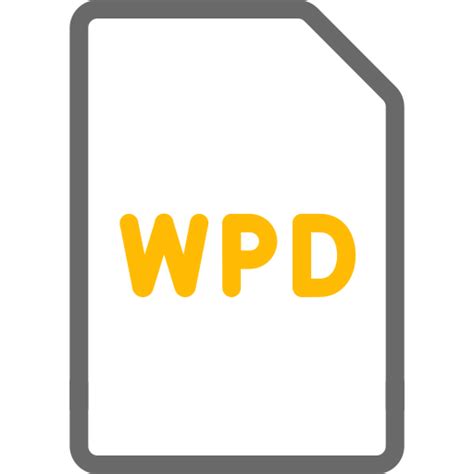 Wpd File Free Files And Folders Icons