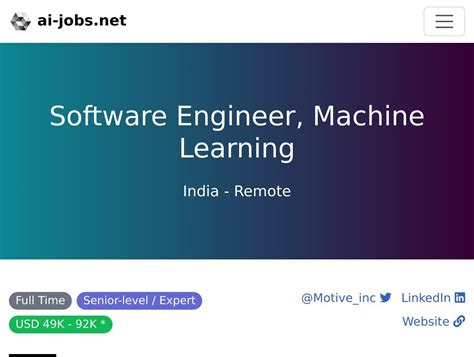 Hiring Software Engineer Machine Learning Remote Raimljobs