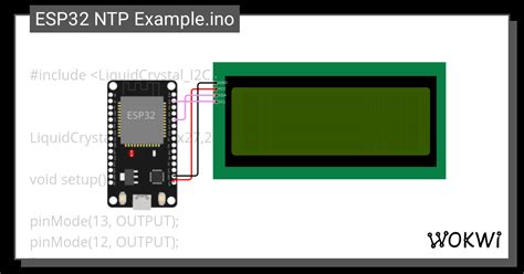 Esp32 Ntp O Copy Copy Wokwi Esp32 Stm32 Arduino Simulator