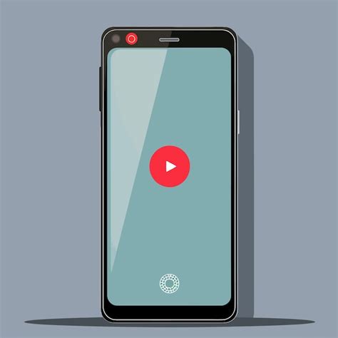 Premium Vector Smartphone With Incoming Call On Display