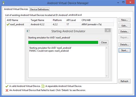 Delphi Dificuldade Em Executar O Emulador Para Android Stack