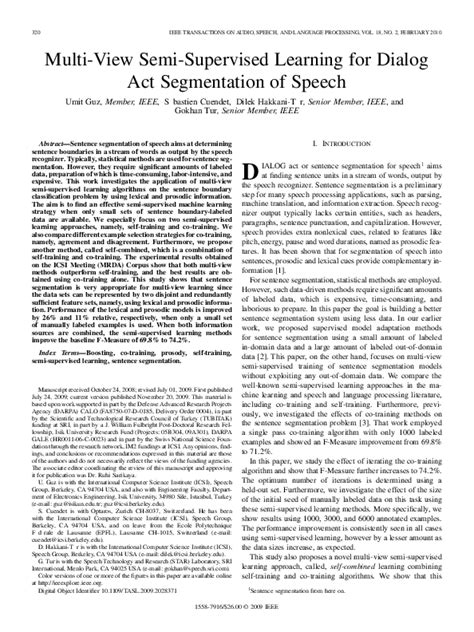 pdf multi view semi supervised learning for dialog act segmentation