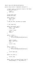 Stack Java Import Java Util EmptyStackException Public Class Stack T Implements IStack T