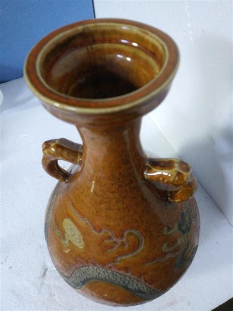 6436 황유 용충 양이 도자기 헬로마켓