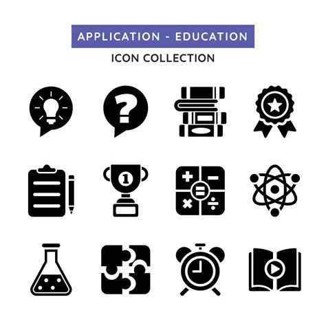 Useful Ui App Icons To Use For Education Purposes 15921427 Vector Art