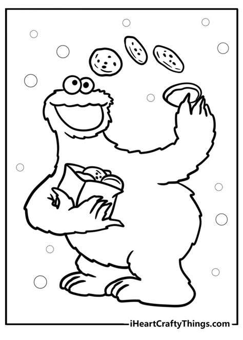 25 Cookie Monster Coloring Pages Free Printable Pdf