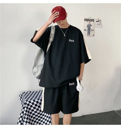 트레이닝복 상하세트 오버핏 헬창 짐웨어 스타일 조깅 츄리닝 신축성 티몬