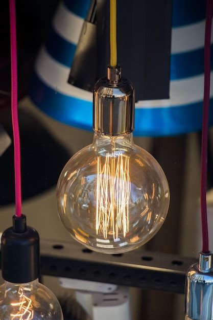 Premium Photo Decorative Antique Edison Style Light Bulbs