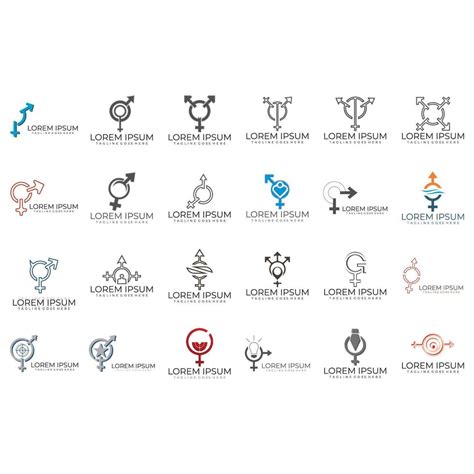 A Collection Of Innovative Gender Design Images 51478083 Vector Art At Vecteezy