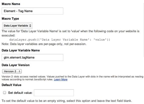 Macro Guide For Google Tag Manager Simo Ahava S Blog