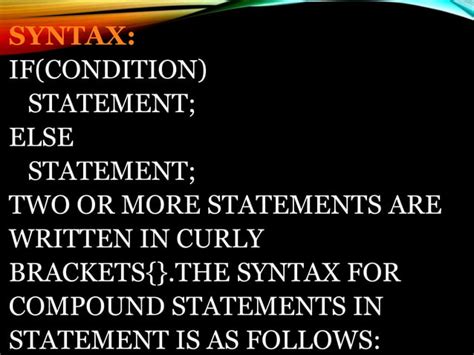 Conditional Statement C Pptx Conditional Statement C Pptx