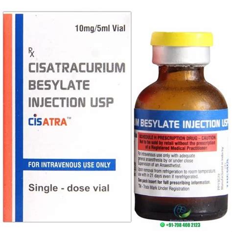 Cisblock 10 Injection 50mg 5ml 5ml At ₹ 395 Vial In Surat Id 25605174288