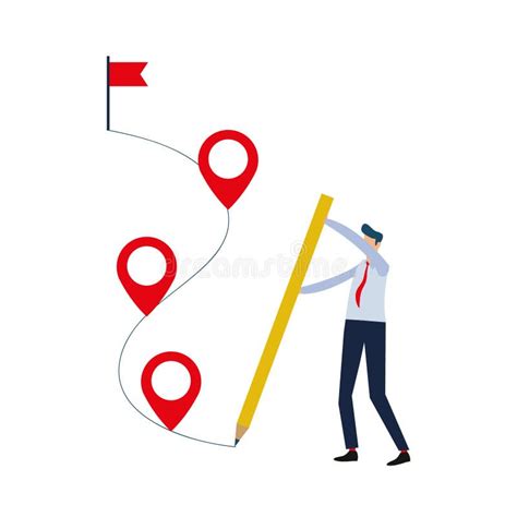 Roadmap Concept Workflow Or Working Process Project Progress