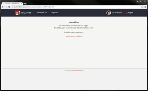 Troubleshoot Application Errors Outsystems 10 Documentation