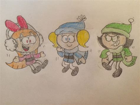 The Powerpuff Girls Tlh Christmas Commission By Jjsponge120 On Deviantart