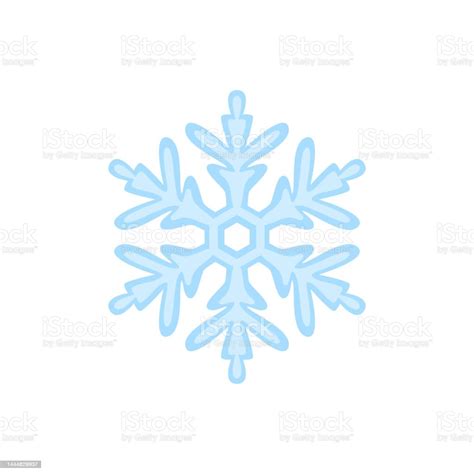 눈송이 아이콘입니다 일기예보 흰색에 격리된 간단한 벡터 평면 그림 0명에 대한 스톡 벡터 아트 및 기타 이미지 0명 겨울