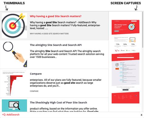 Defining Featured Image For Thumbnails AddSearch Documentation