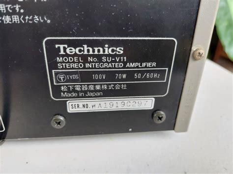 Technics Stereo Integrated Amplifier Audio Soundbars Speakers Amplifiers On Carousell