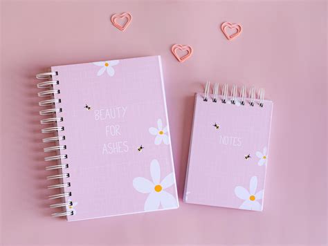 Beauty For Ashes Notebook Set Etsy Uk Cahier A5 Cahier Etsy