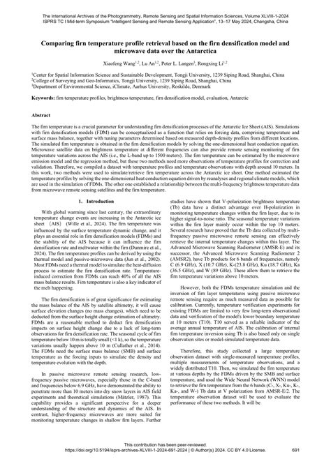 Pdf Comparing Firn Temperature Profile Retrieval Based On The Firn Densification Model And