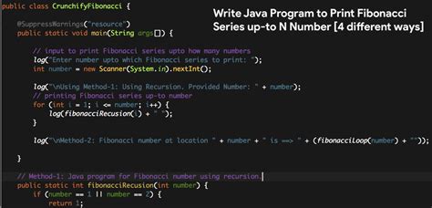 Write Java Program To Print Fibonacci Series Up To N Number 4