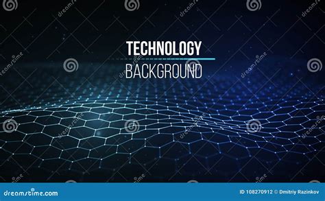 Abstract Technology Background Background 3d Gridcyber Technology Ai