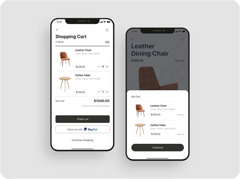 Shopping Cart App Ui Design By Interface Market On Dribbble