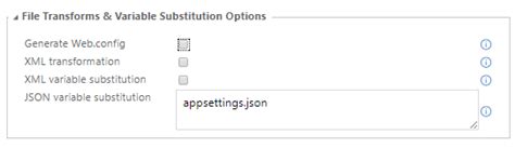 Tfs No Json File Matched With Specific Pattern Appsettingsjson