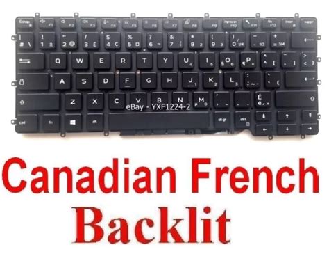 Keyboard For Dell Latitude 7400 2 In 1 Cf Canadian French Backlit 0488xc 65 00 Picclick Ca