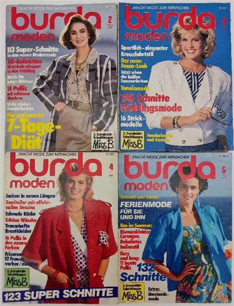 Burda Modezeitschrift 11 Hefte 1986 Von Hai Widado Marktplatz