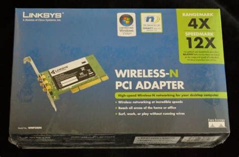 Amazon Com Cisco Linksys Wireless N PCI Adapter WMP300N Electronics