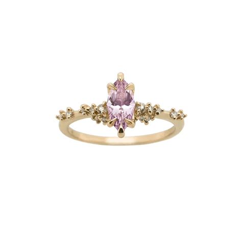 Ethereal Magical Marquise Cut Sapphire Daphne Engagement Ring Laurie