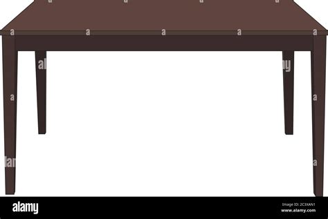 Vector Isolated Table Stock Vector Image And Art Alamy